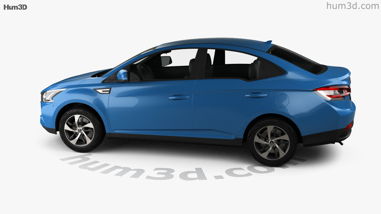 360 view of Luxgen S3 2019 3D model - 3DModels store