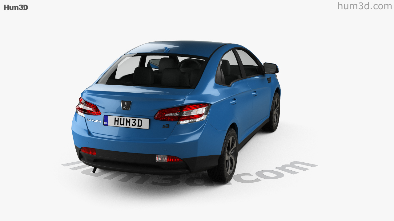 360 view of Luxgen S3 2019 3D model - 3DModels store