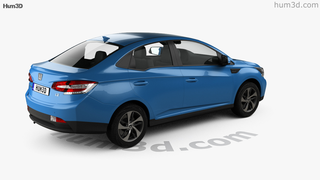 360 view of Luxgen S3 2019 3D model - 3DModels store