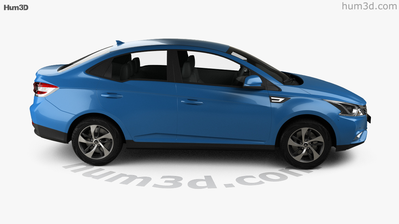 360 view of Luxgen S3 2019 3D model - 3DModels store