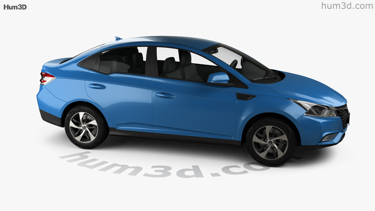 360 view of Luxgen S3 2019 3D model - 3DModels store