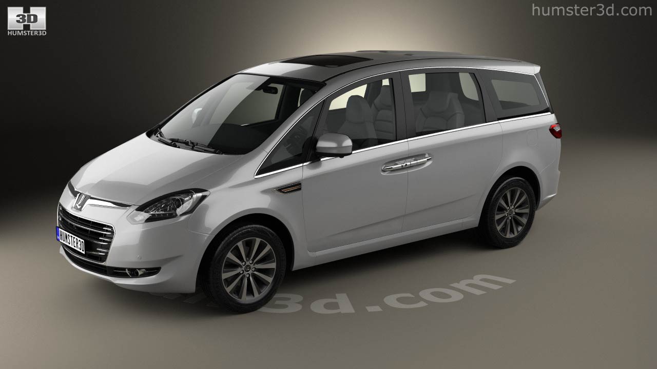 360 view of Luxgen M7 2015 3D model - 3DModels store