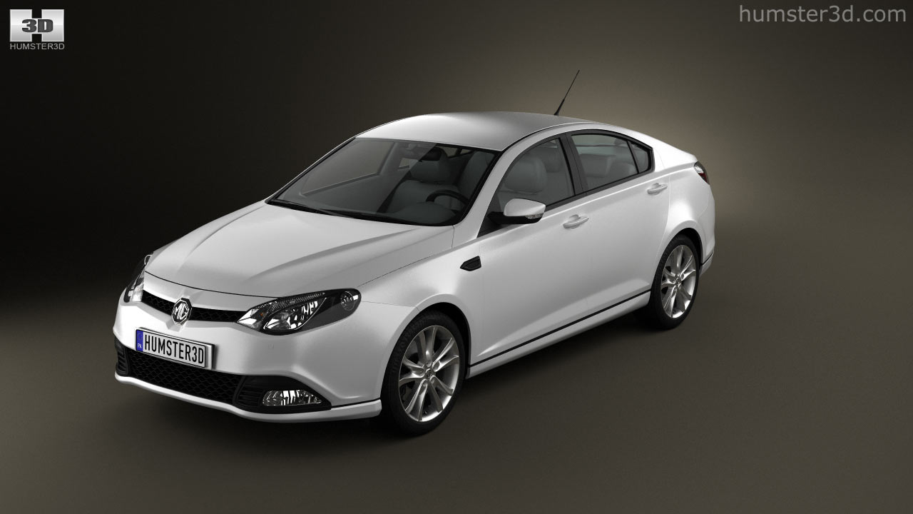 360 view of MG6 GT 2015 3D model - 3DModels store
