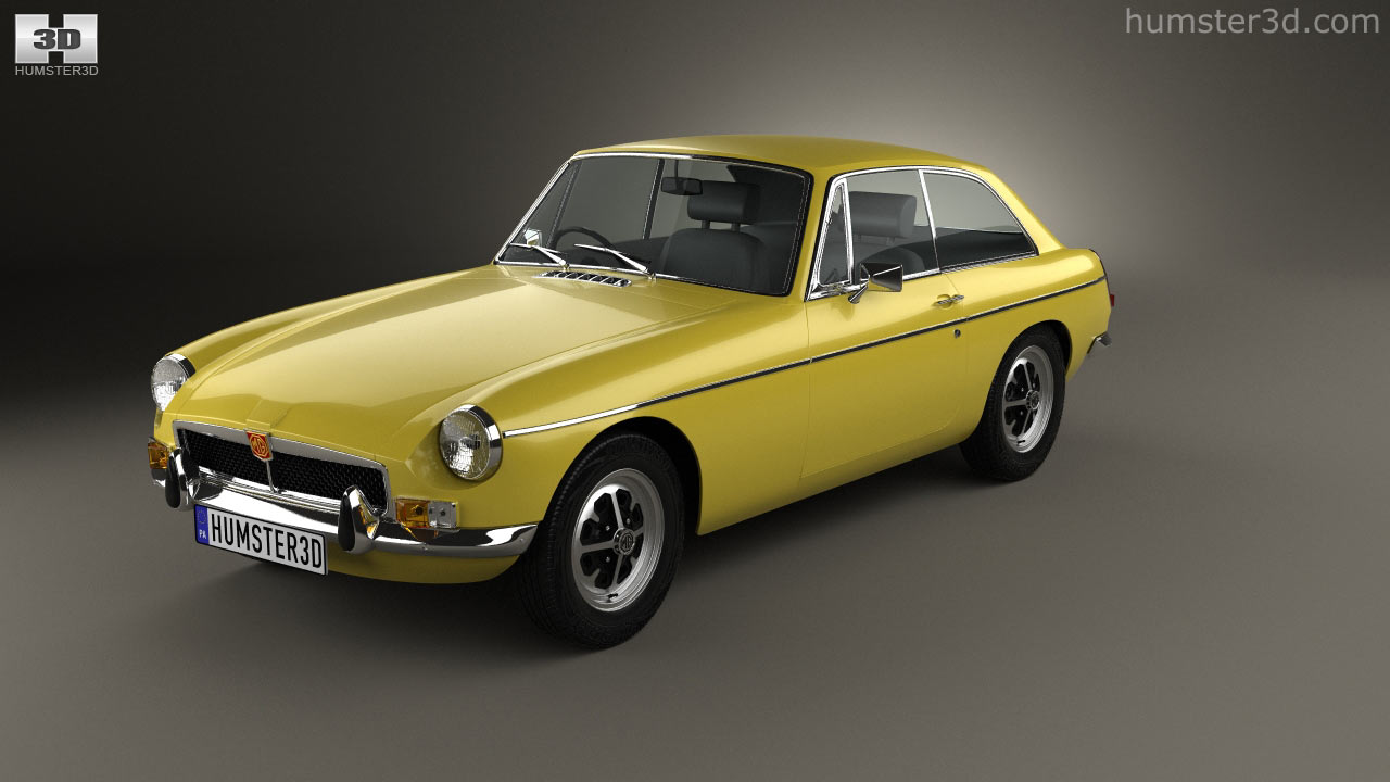 360 view of MG MGB GT V8 1973 3D model - 3DModels store