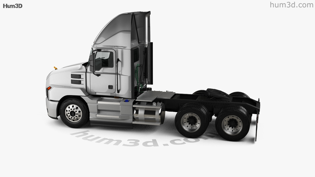 360 view of Mack Anthem Day Cab High Rise Tractor Truck 2025 3D model ...