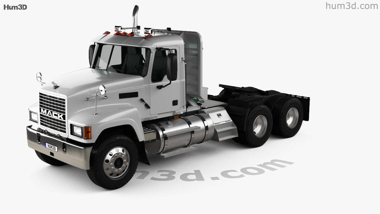 360 view of Mack CH613 Tractor Truck 2006 3D model - 3DModels store