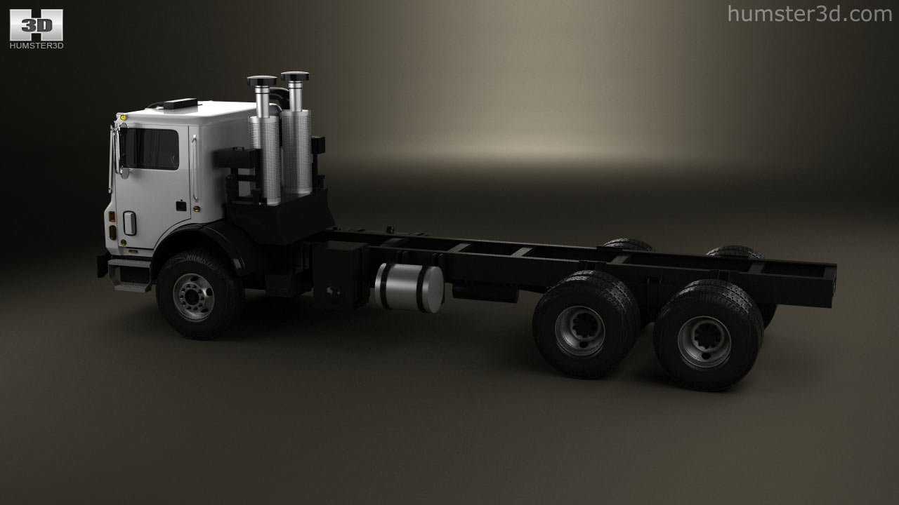 360 view of Mack Terrapro Chassis Truck 2007 3D model - 3DModels store