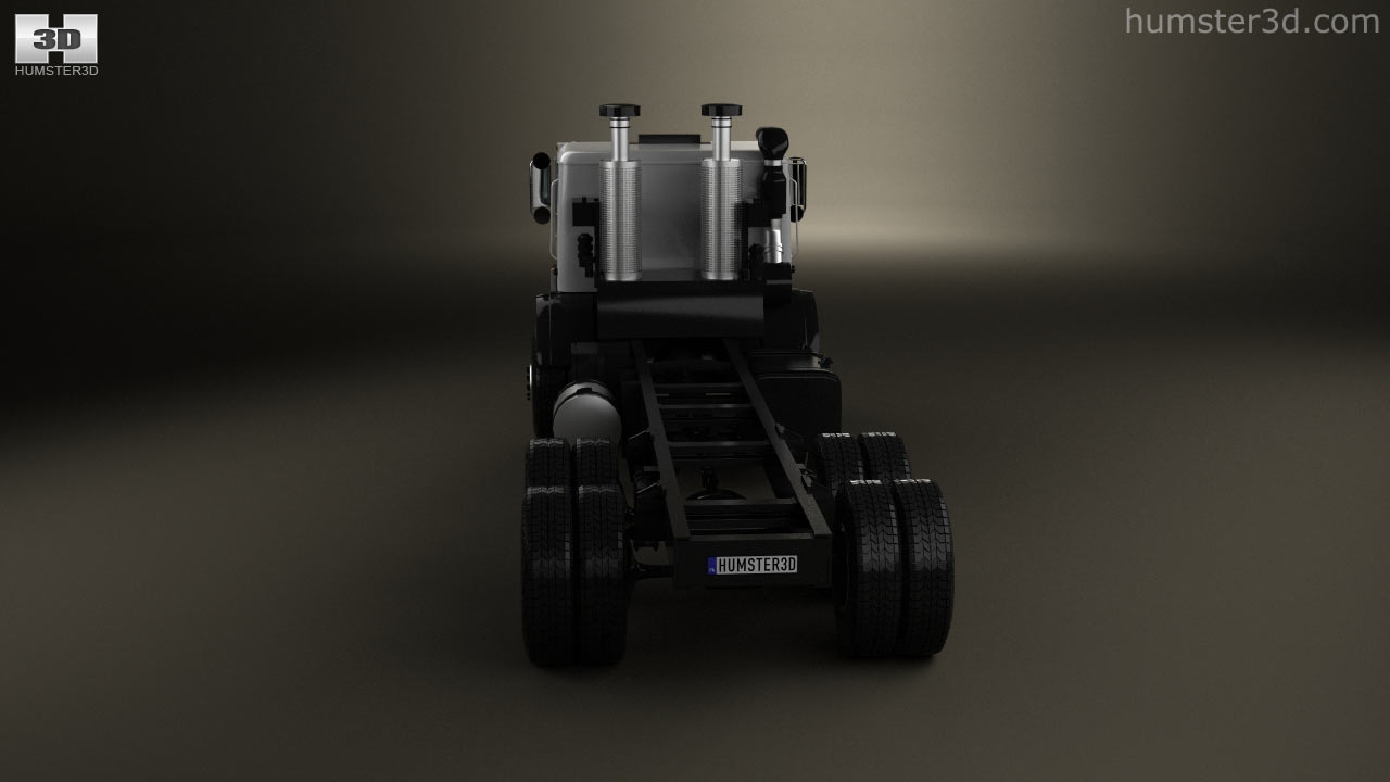 360 view of Mack Terrapro Chassis Truck 2007 3D model - 3DModels store