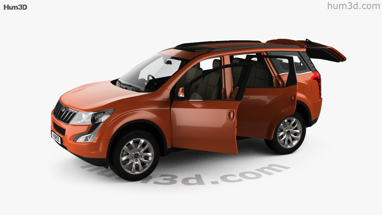 360 view of Mahindra XUV 500 with HQ interior 2018 3D model - 3DModels ...