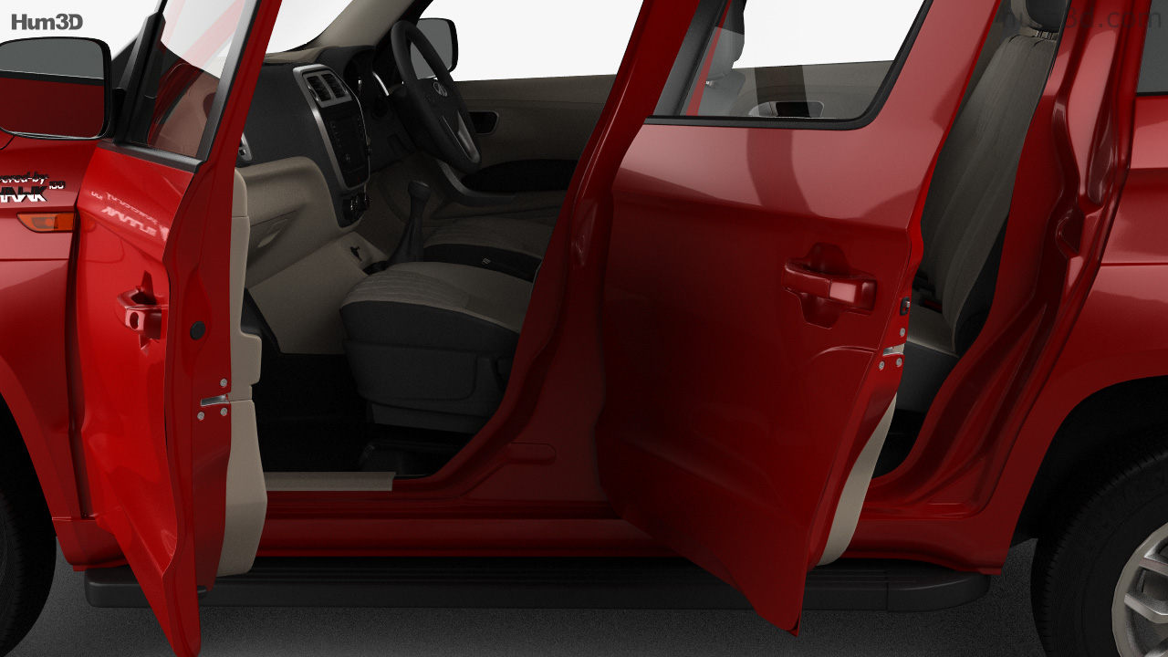 360 view of Mahindra TUV300 with HQ interior 2018 3D model - 3DModels store