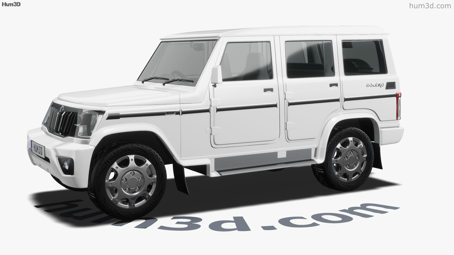 360 view of Mahindra Bolero 2023 3D model - 3DModels store
