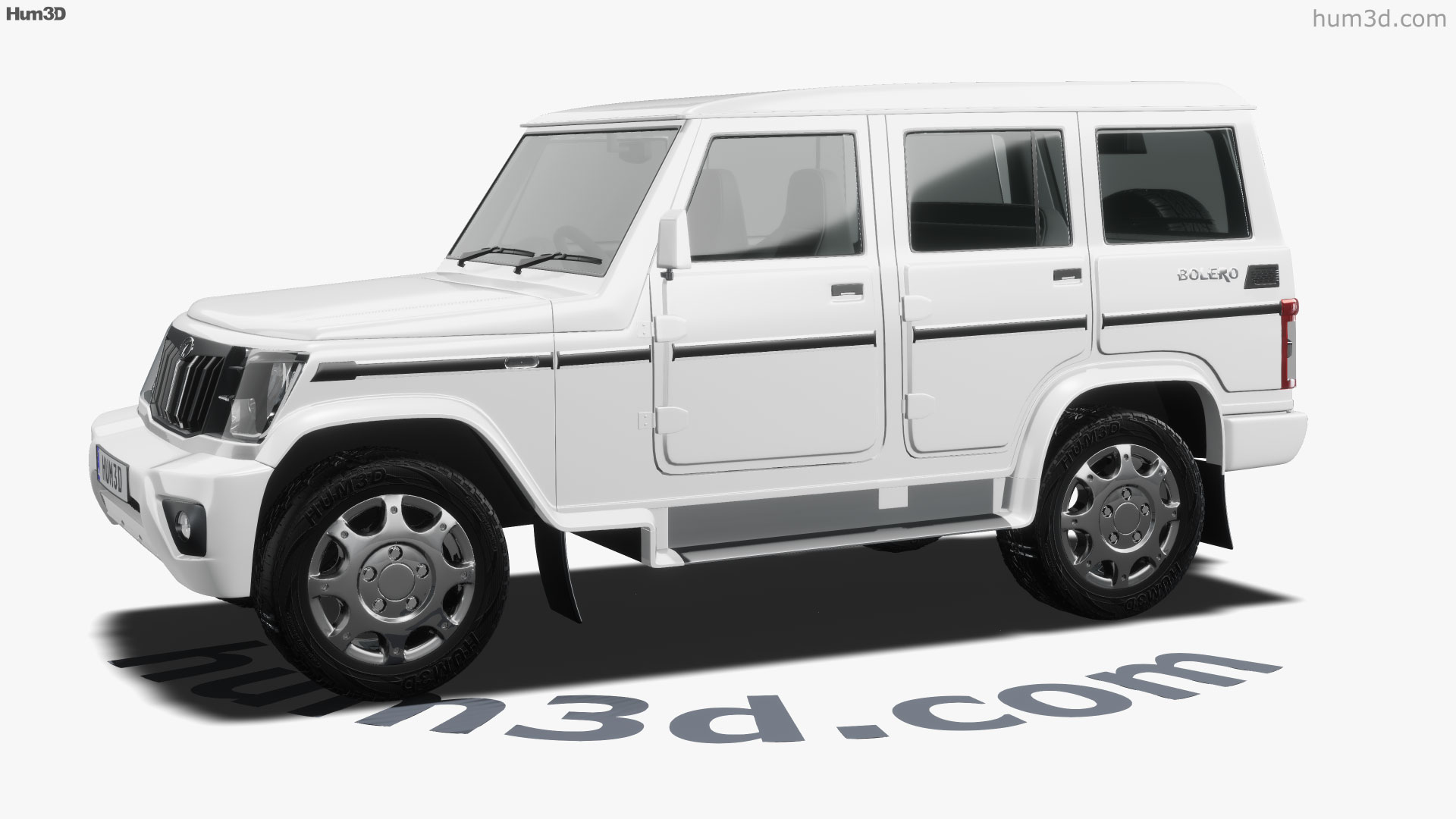 360 view of Mahindra Bolero 2023 3D model - 3DModels store