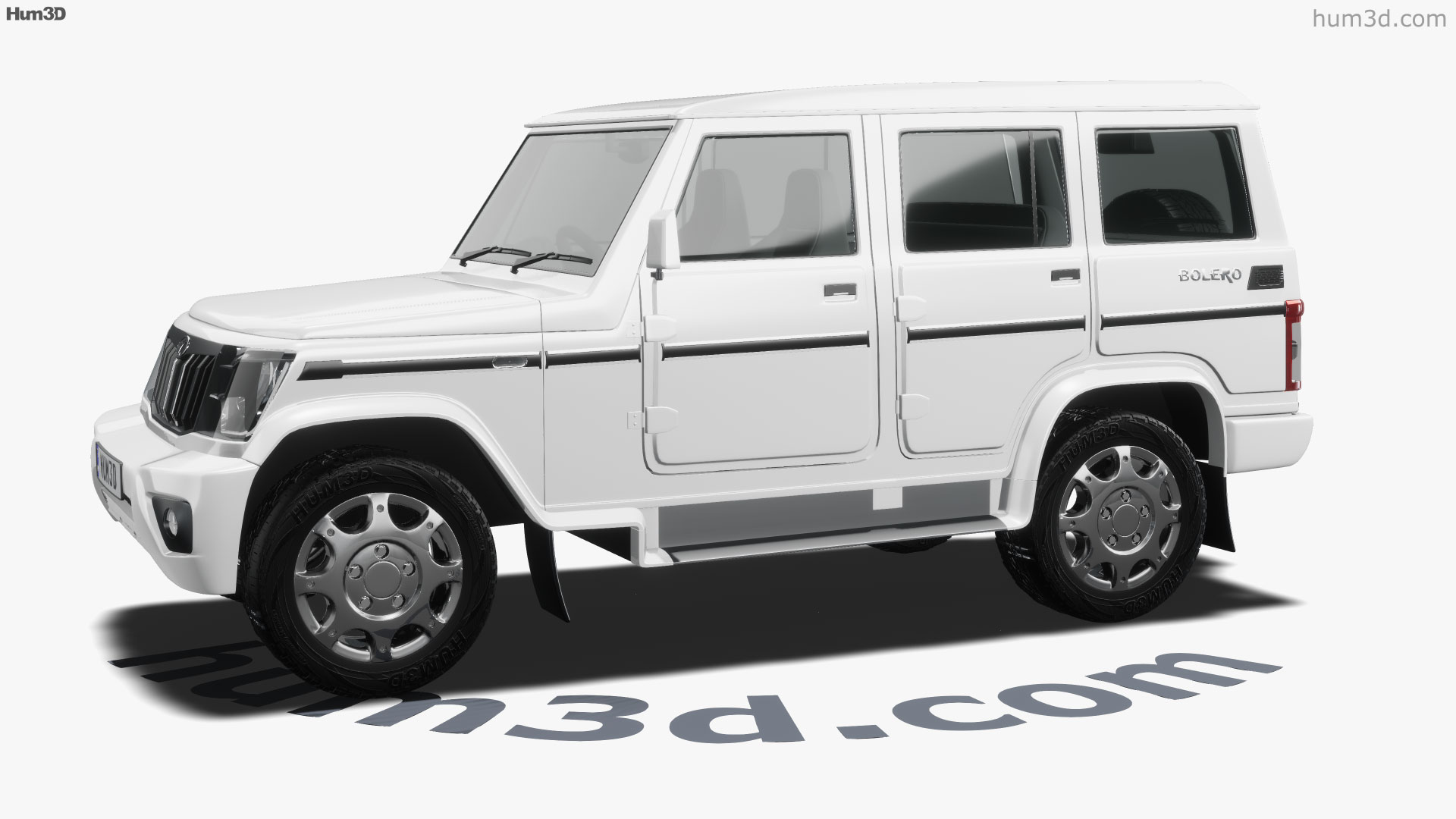360 view of Mahindra Bolero 2023 3D model - 3DModels store