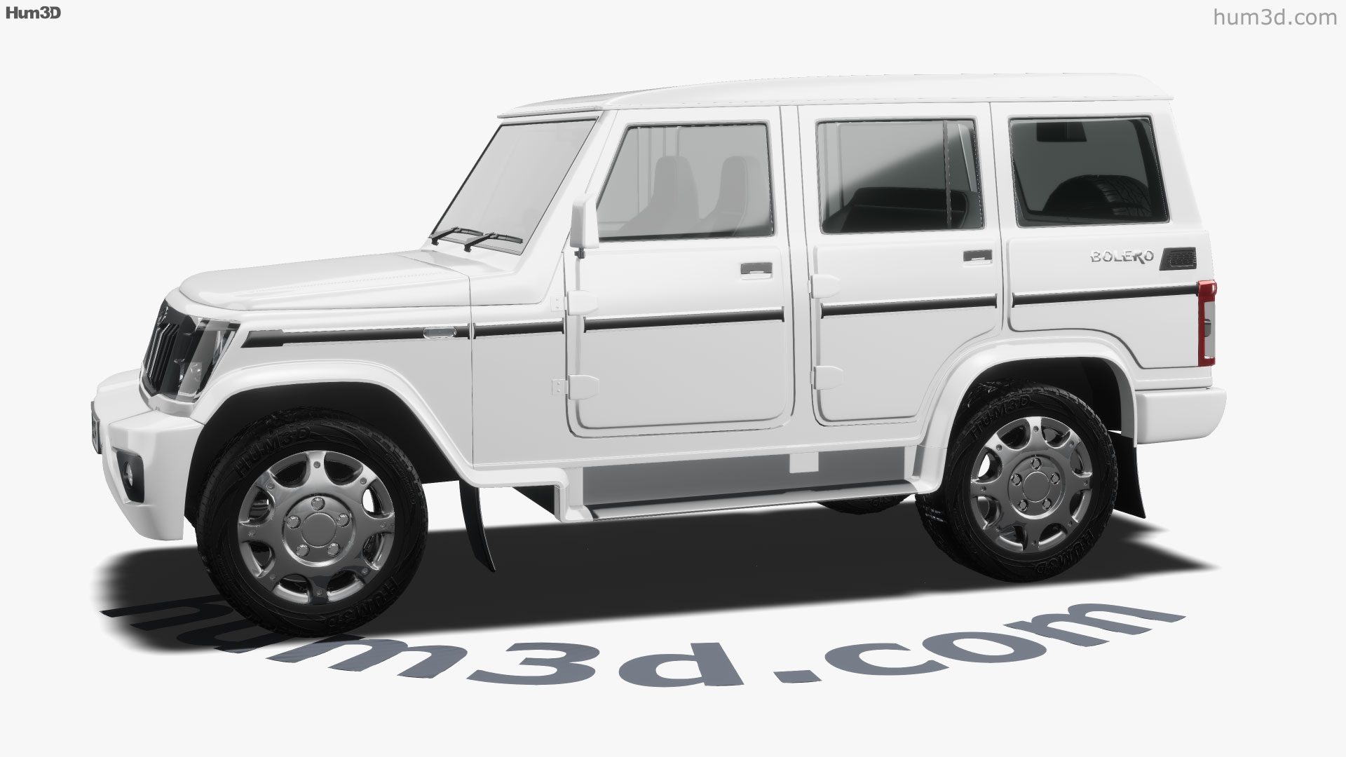 360 view of Mahindra Bolero 2023 3D model - 3DModels store