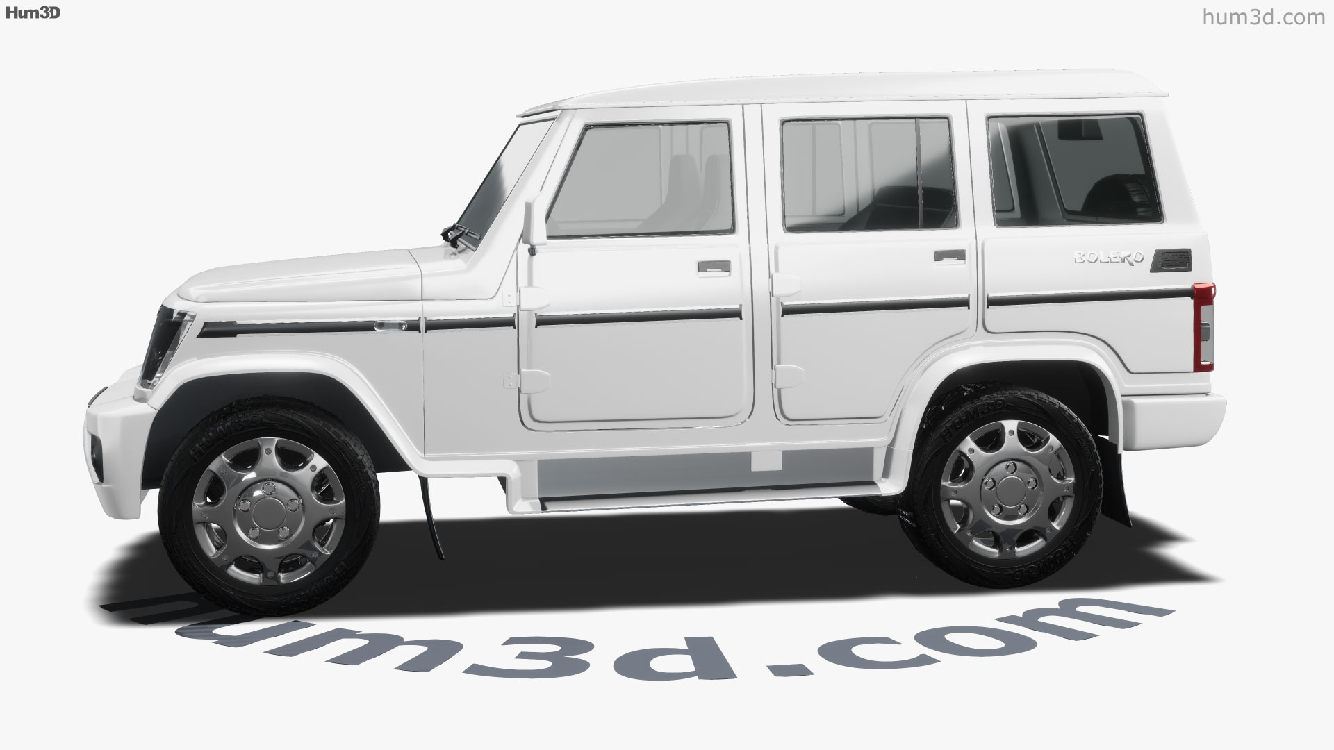 360 view of Mahindra Bolero 2023 3D model - 3DModels store
