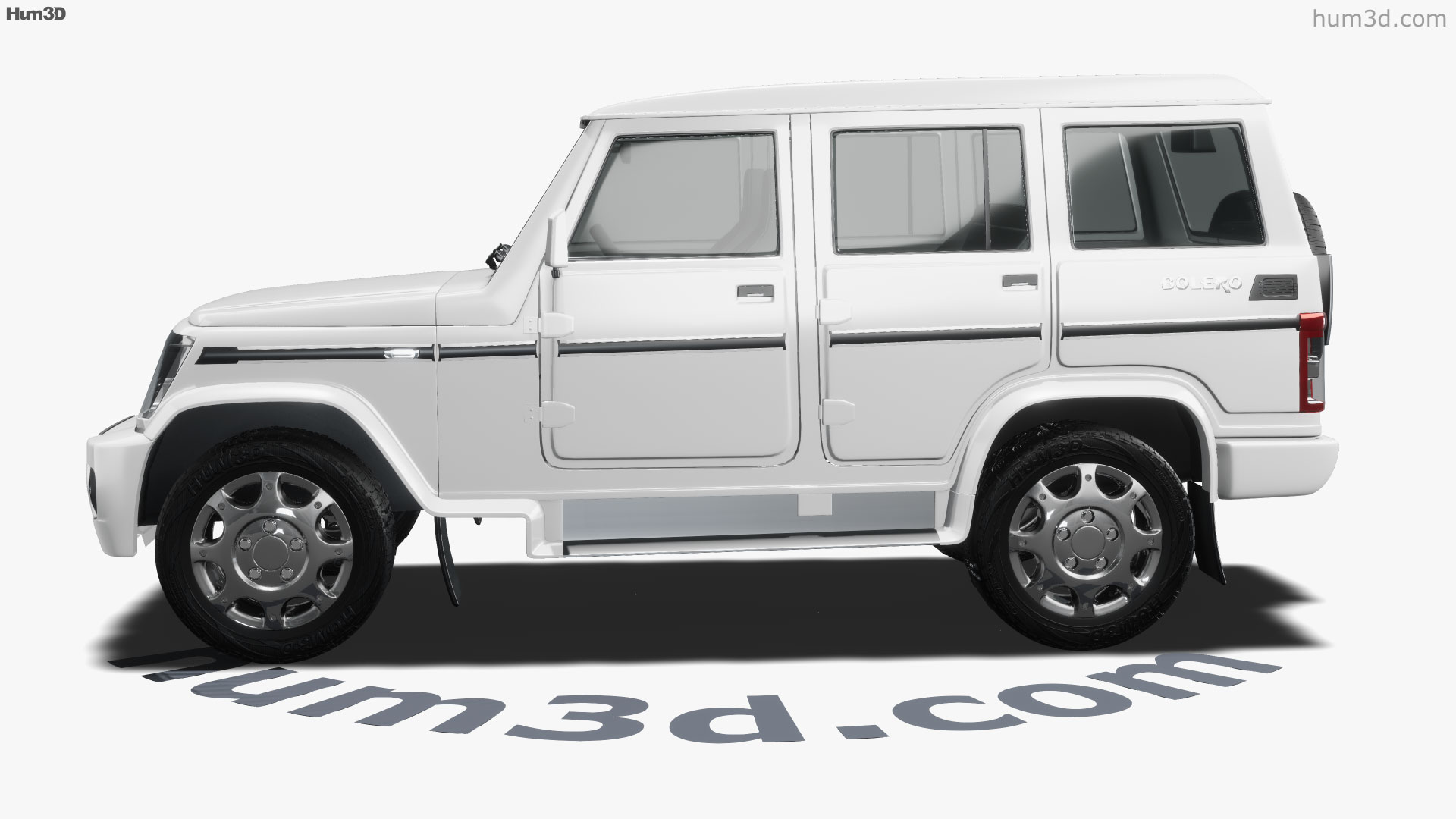 360 view of Mahindra Bolero 2023 3D model - 3DModels store