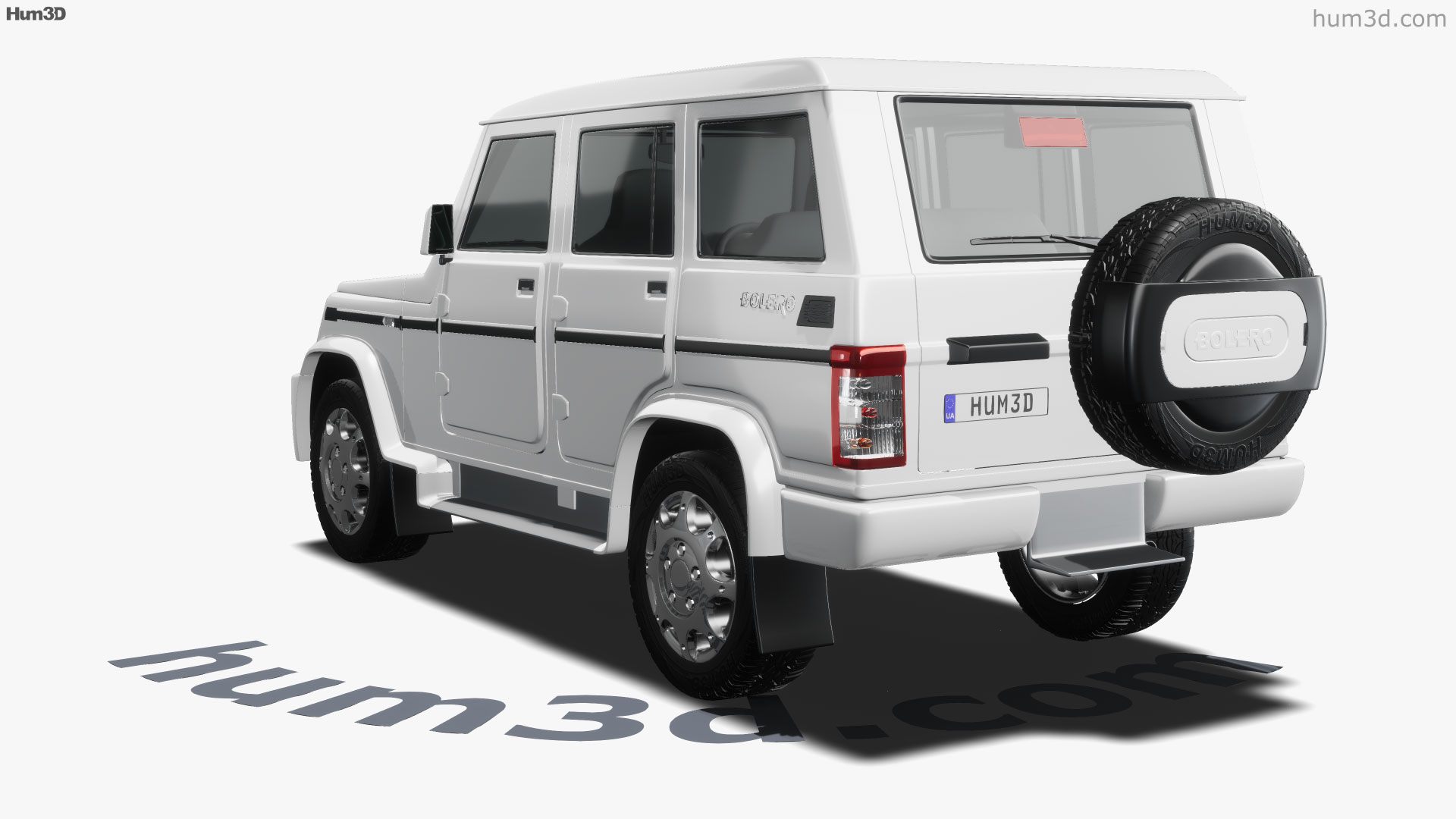 360 view of Mahindra Bolero 2023 3D model - 3DModels store