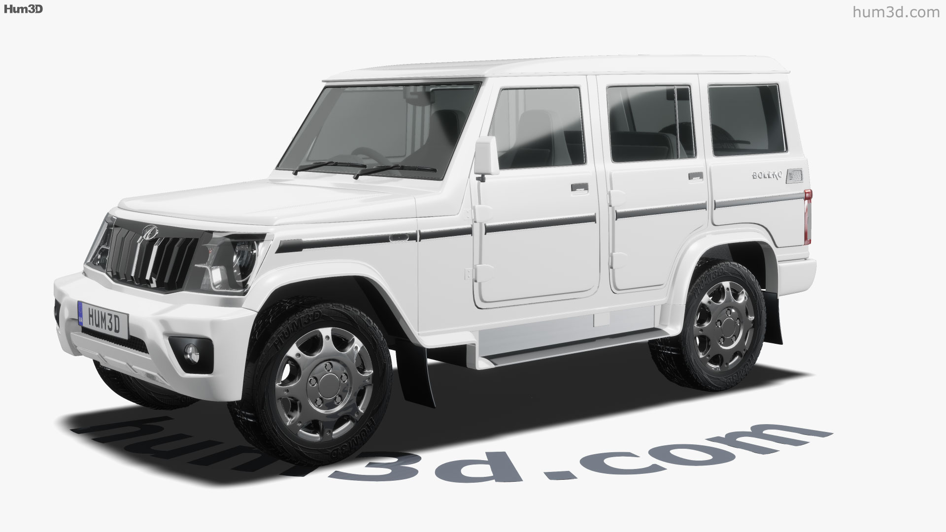 360 view of Mahindra Bolero 2023 3D model - 3DModels store