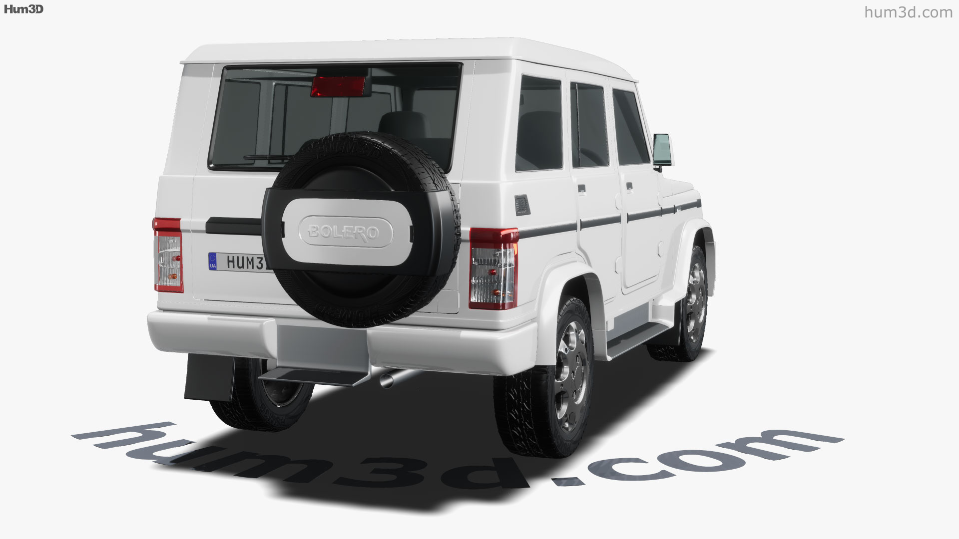 360 view of Mahindra Bolero 2023 3D model - 3DModels store