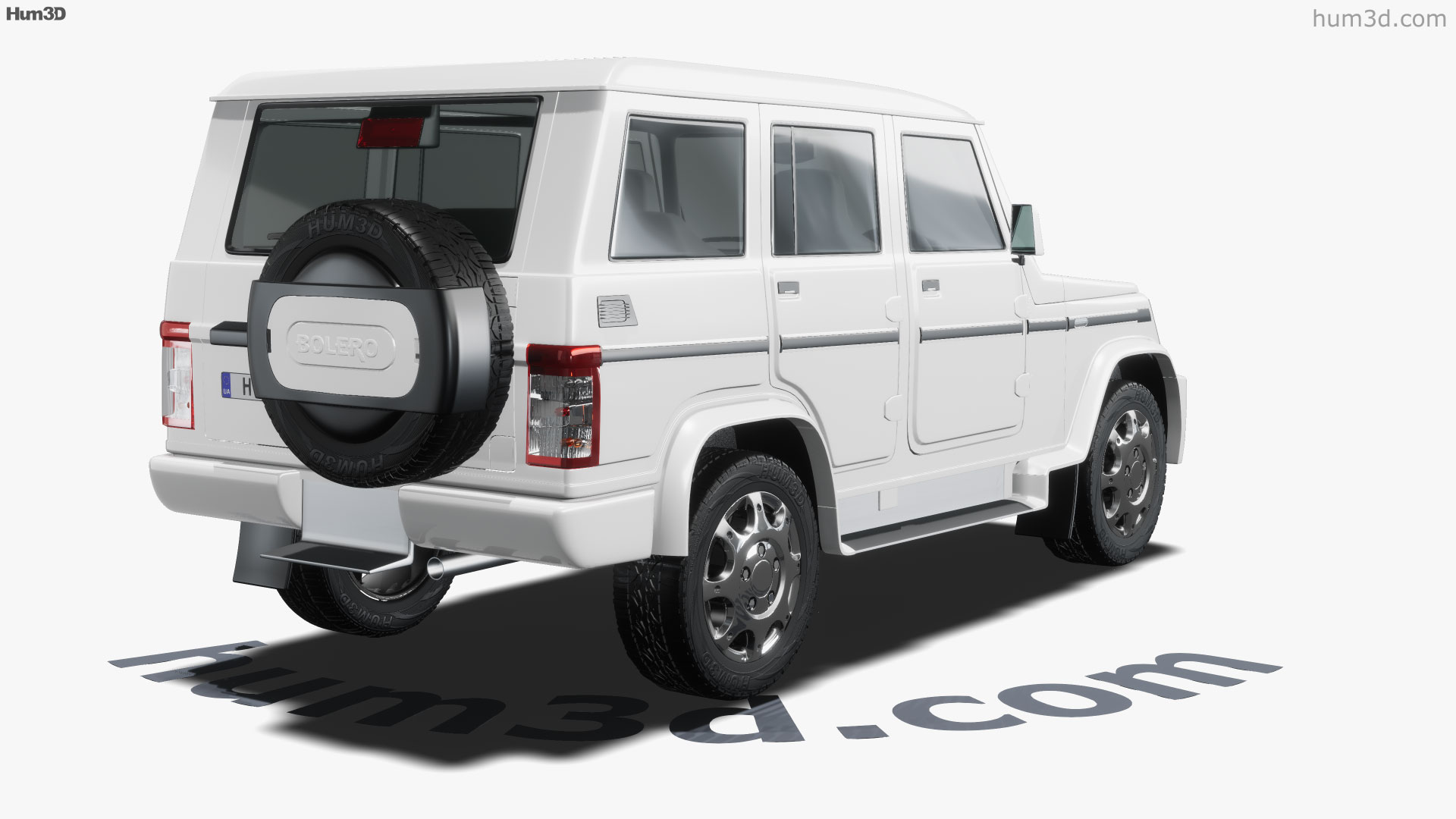 360 view of Mahindra Bolero 2023 3D model - 3DModels store