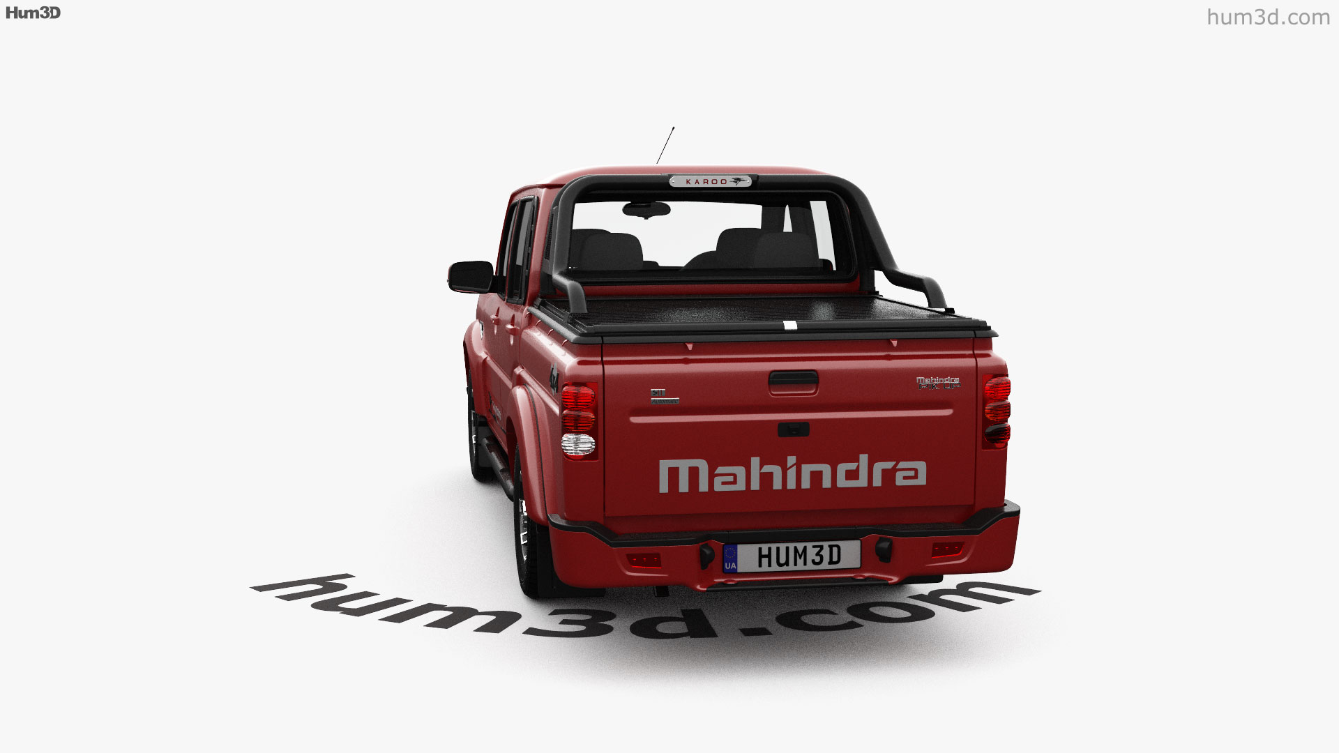 360 view of Mahindra Pik Up Double Cab Karoo 2024 3D model - 3DModels store