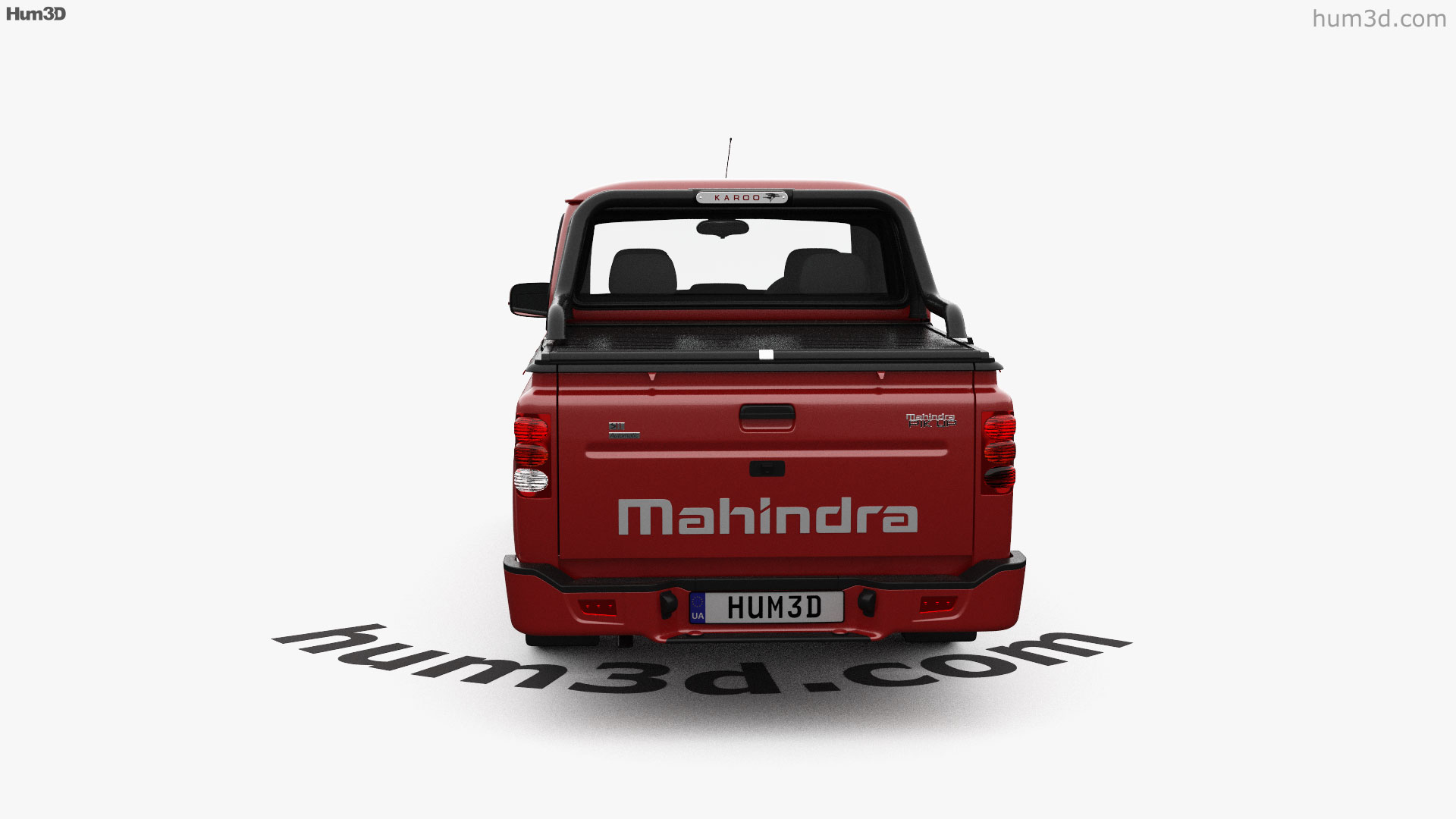360 view of Mahindra Pik Up Double Cab Karoo 2024 3D model - 3DModels store