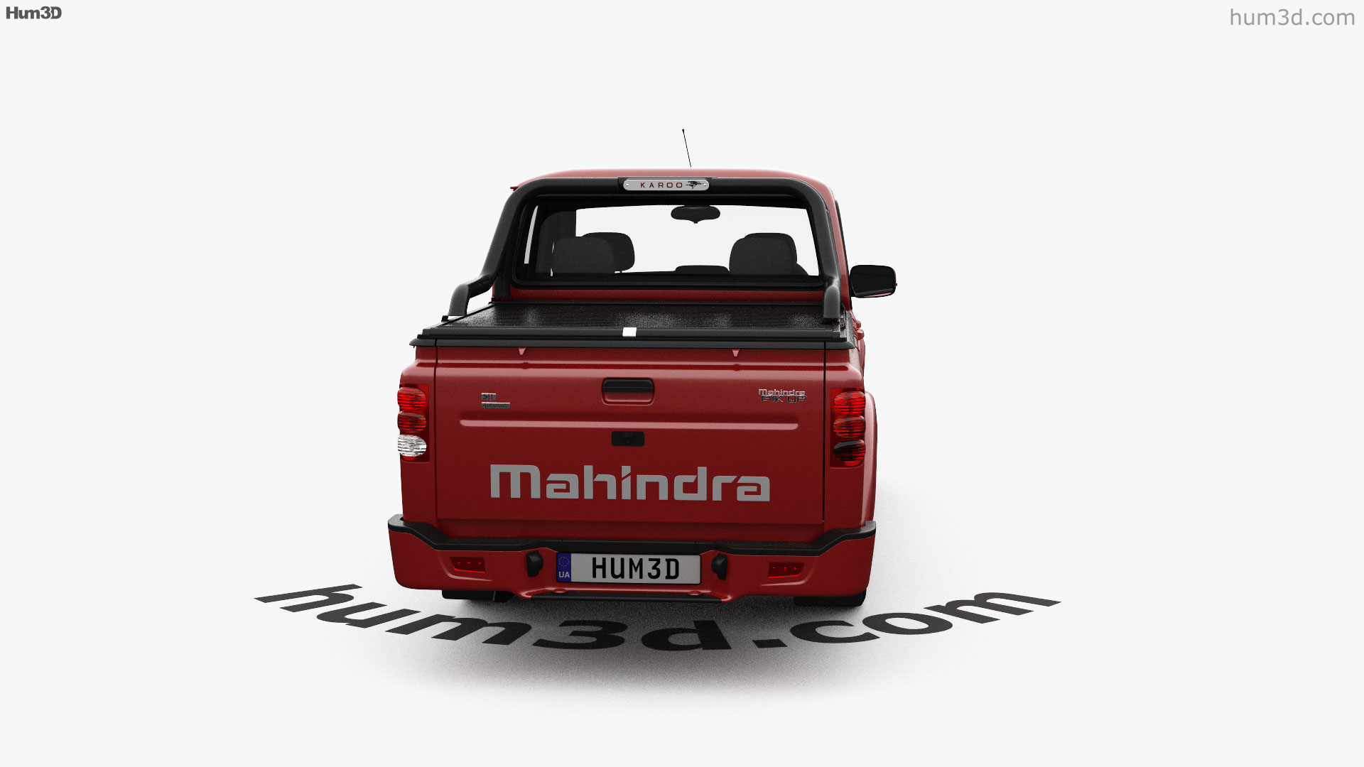 360 view of Mahindra Pik Up Double Cab Karoo 2024 3D model - 3DModels store