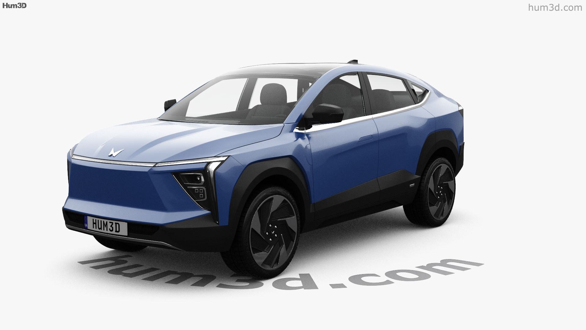360 view of Mahindra XUV E9 2025 3D model - 3DModels store