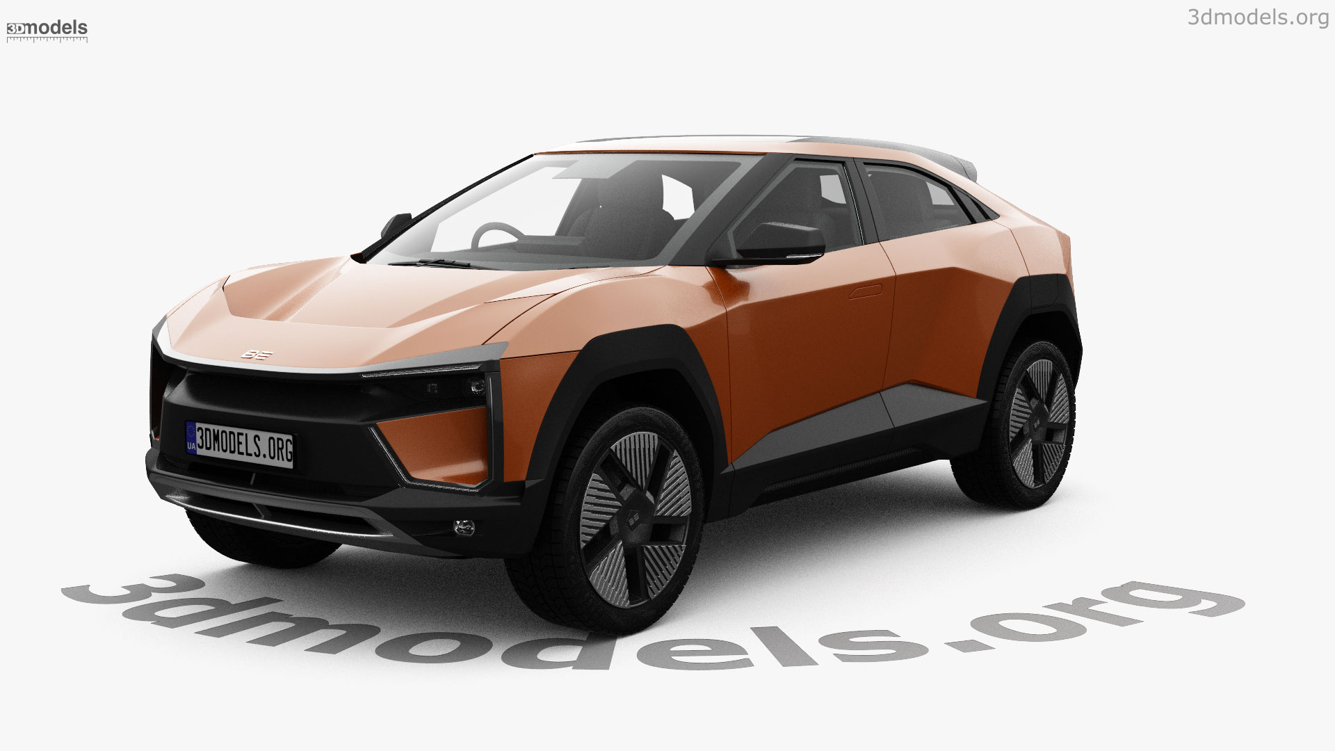 360 view of Mahindra BE 6E 2025 3D model - 3DModels store