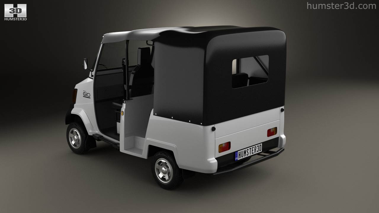 360 view of Mahindra Gio Compact Cab 2015 3D model - 3DModels store