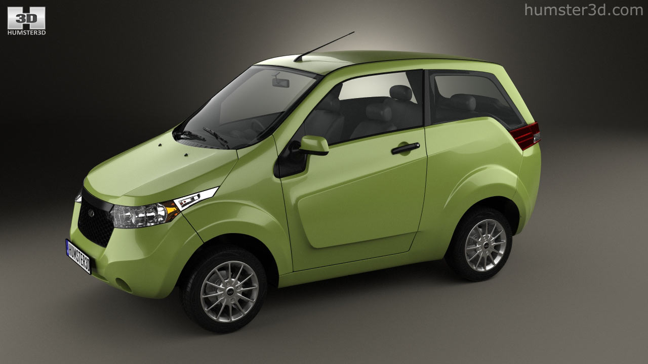 360 view of Mahindra e2o 2016 3D model - 3DModels store