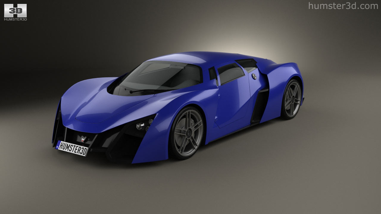 360 view of Marussia B2 2014 3D model - 3DModels store