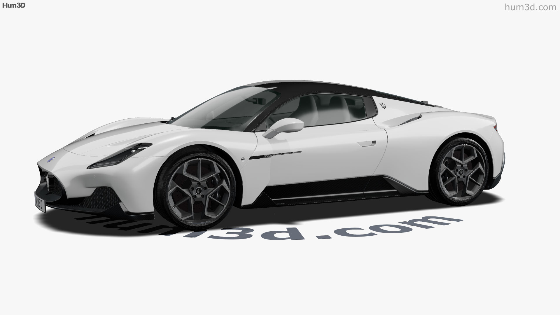 360 view of Maserati MC20 2024 3D model - 3DModels store