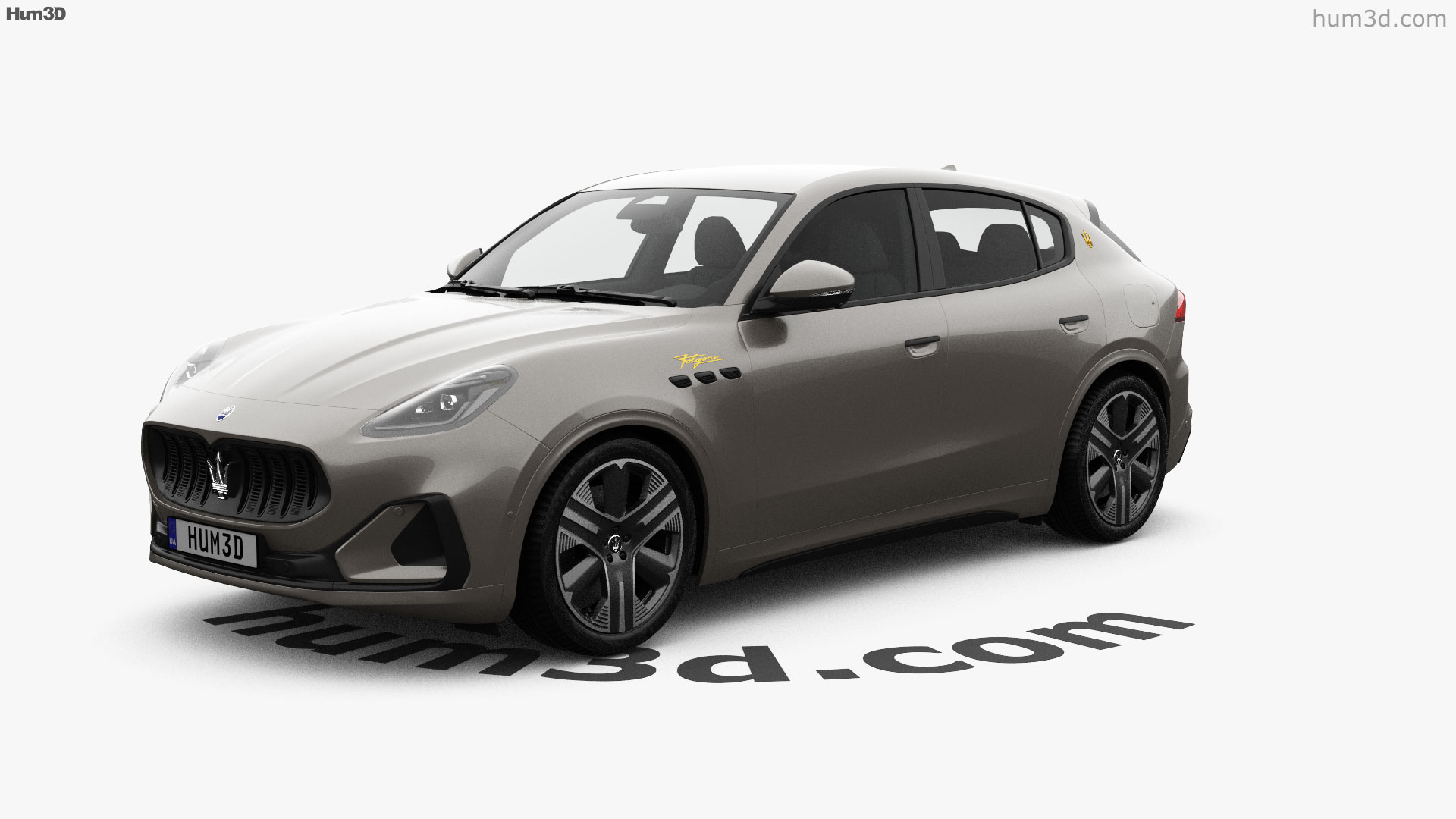 360 view of Maserati Grecale Folgore 2024 3D model - 3DModels store