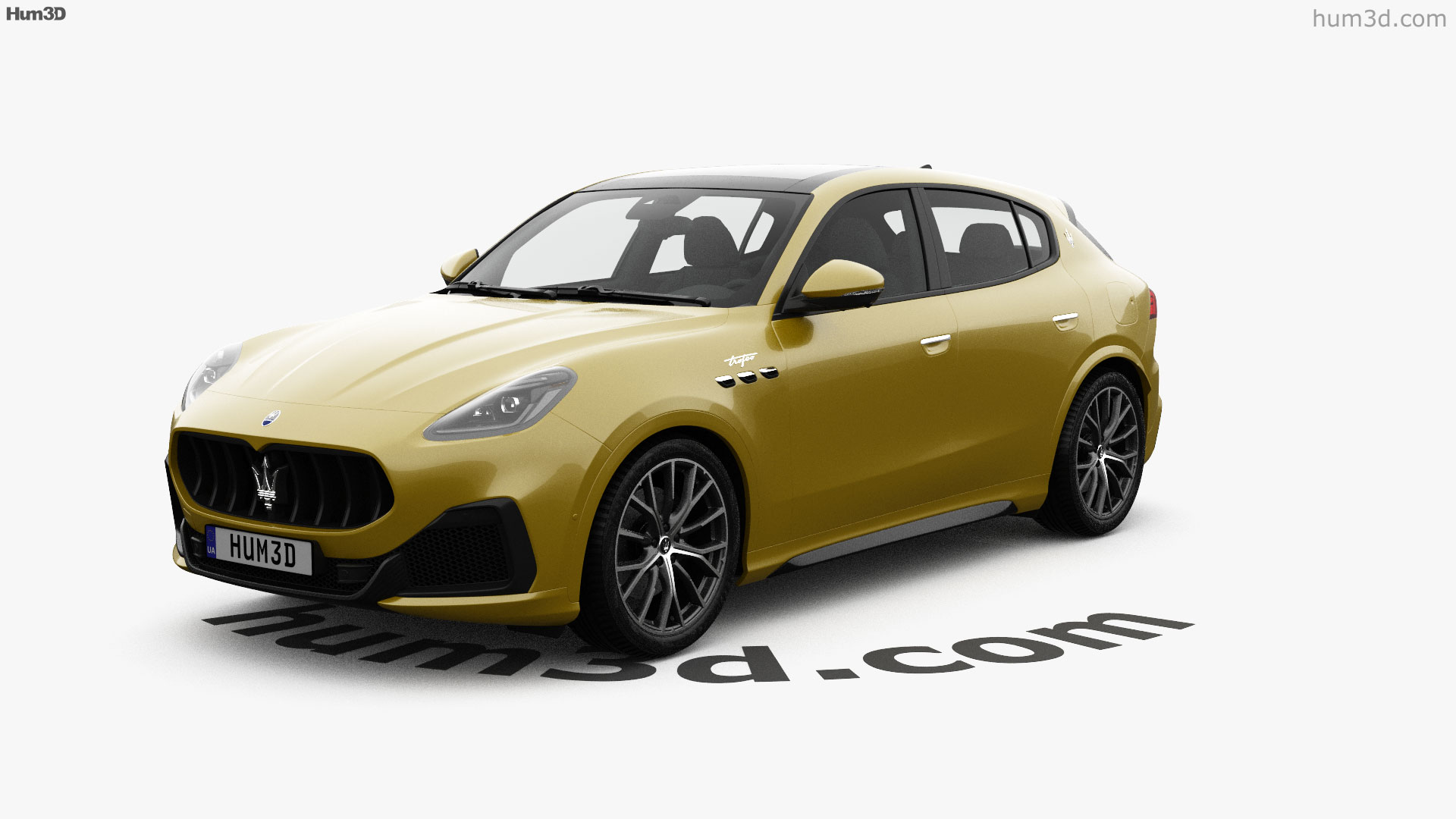 Vue à 360 degrés de Maserati Grecale Trofeo 2024 Modèle 3D - 3DModels ...