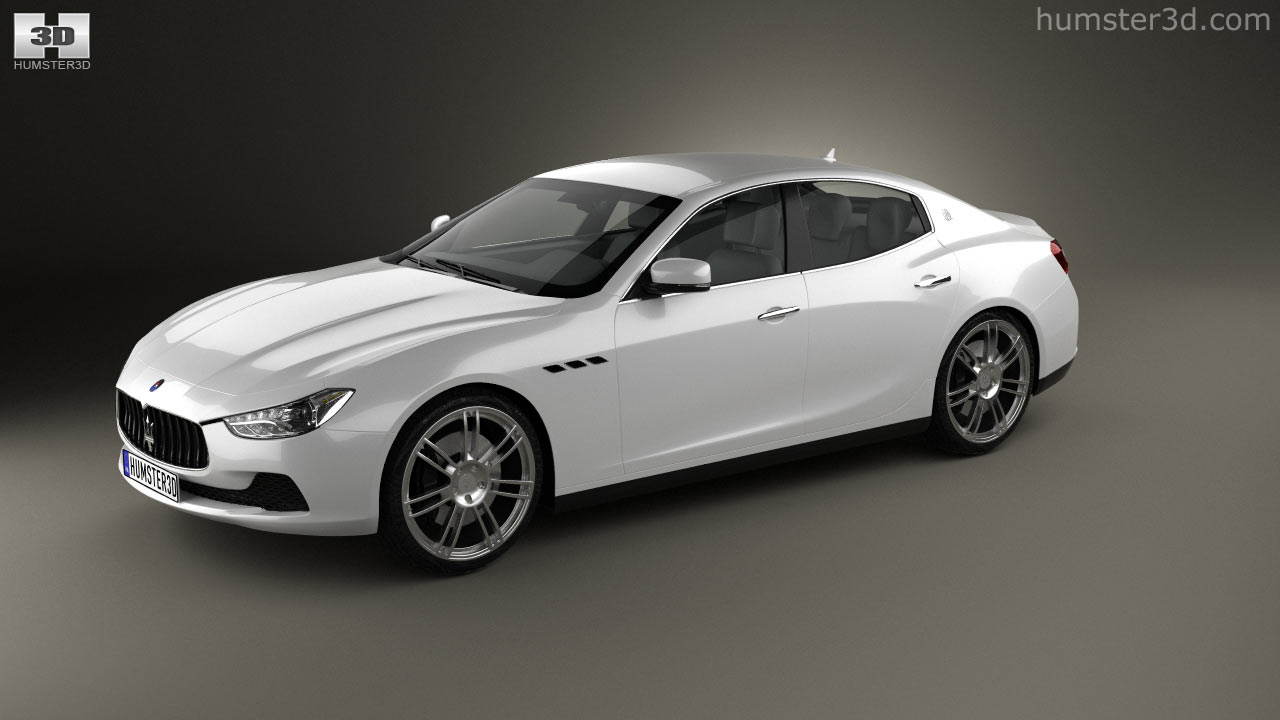 360 view of Maserati Ghibli III Q4 2016 3D model - 3DModels store