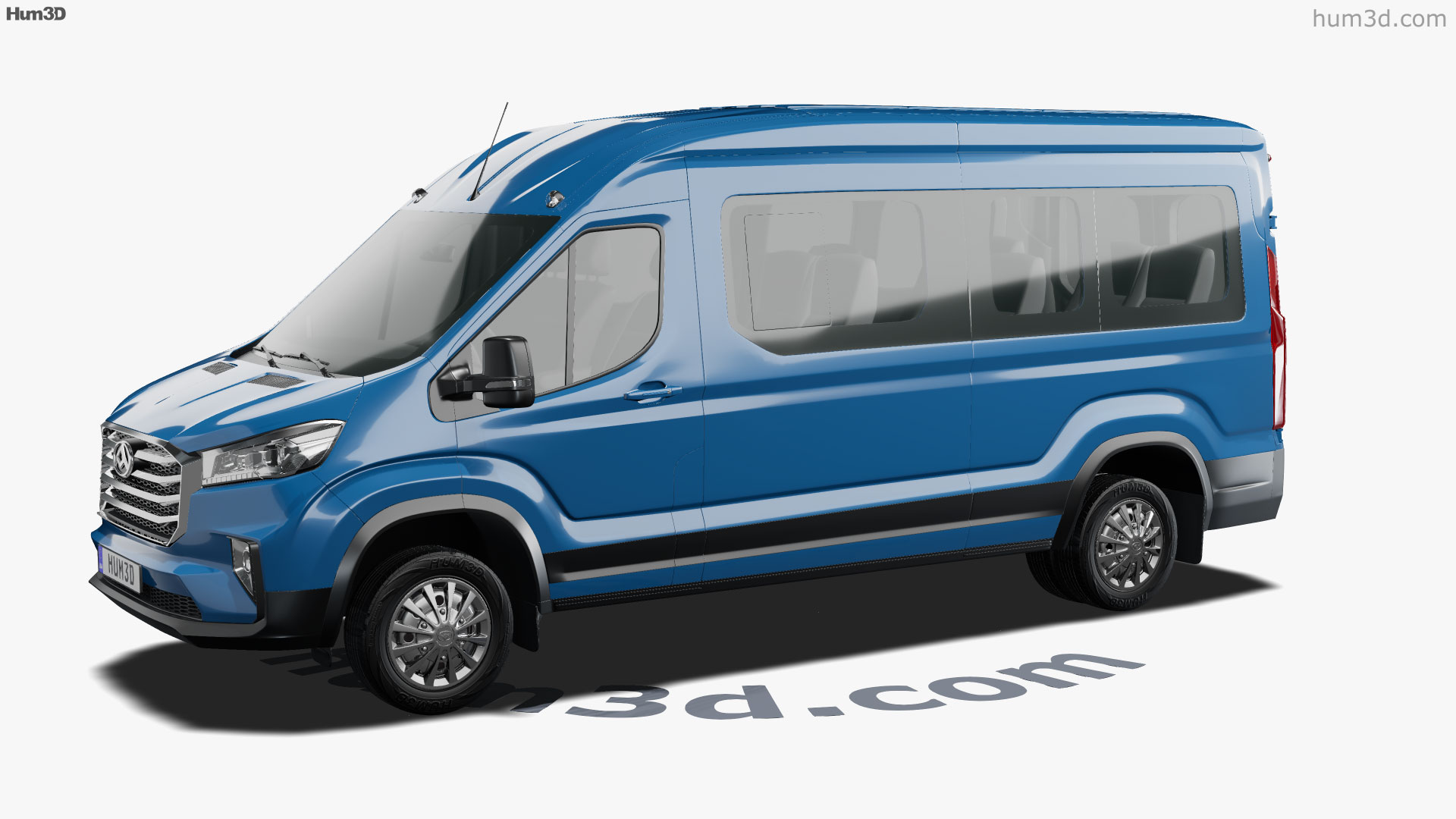 360 view of Maxus Deliver 9 L2H2 Passenger Van 2024 3D model - 3DModels ...
