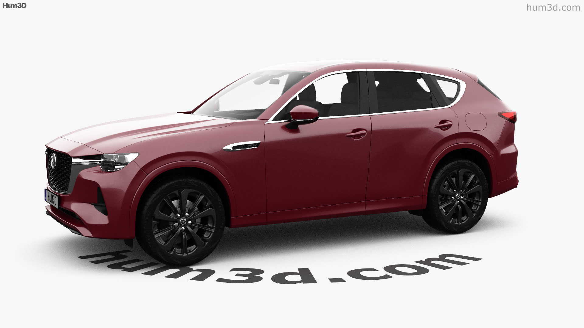 360 view of Mazda CX-60 Homura 2024 3D model - 3DModels store