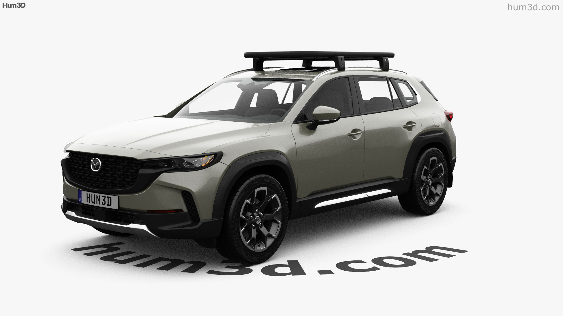 360 view of Mazda CX-50 Skyactiv-G Turbo US-spec 2024 3D model ...