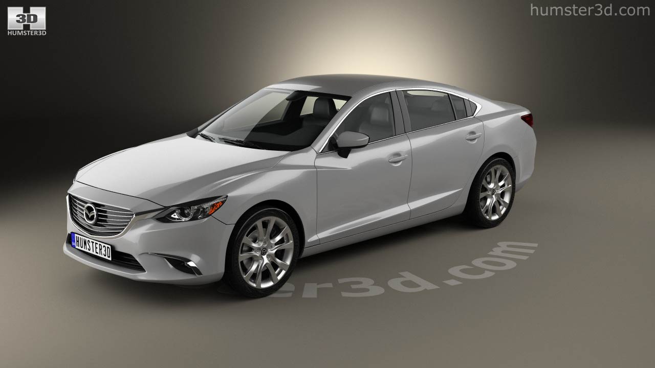 360 view of Mazda 6 GJ 2018 3D model - 3DModels store