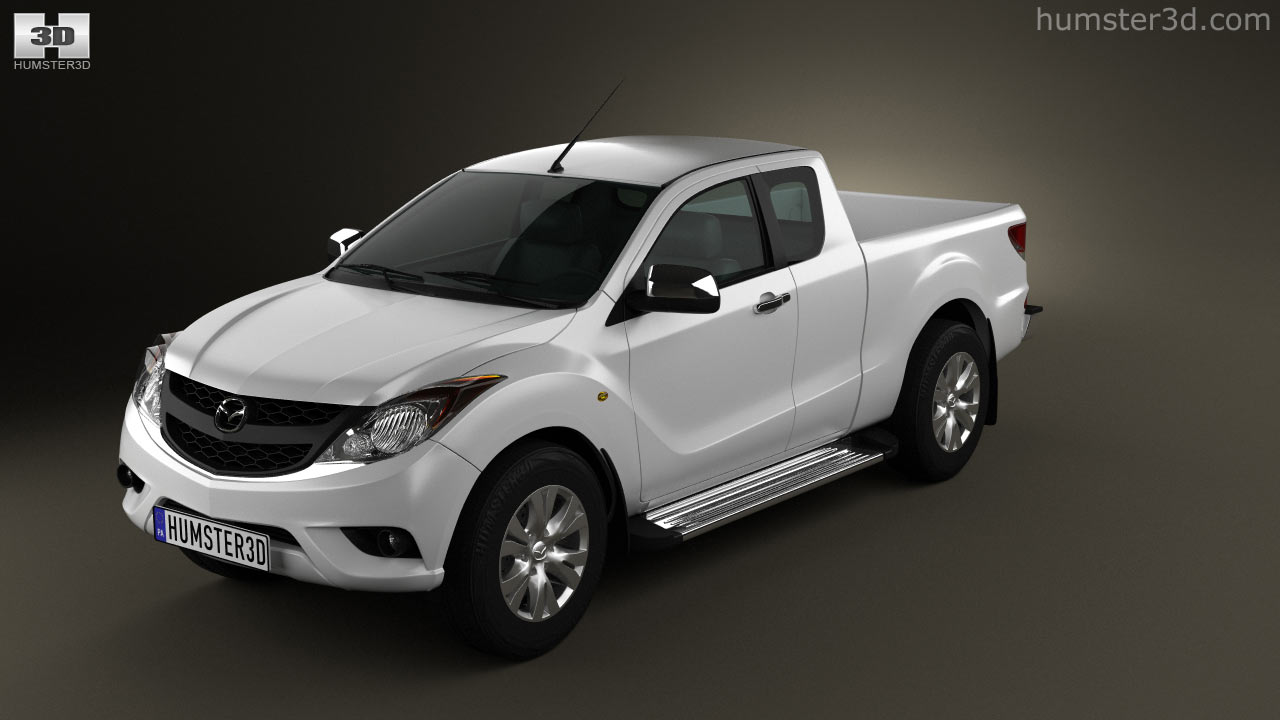 360 view of Mazda BT-50 Crew Cab 2014 3D model - 3DModels store