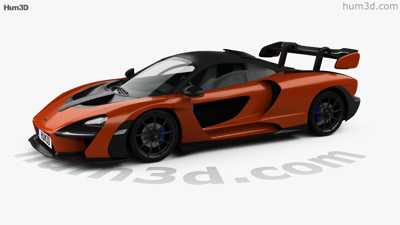 360 view of McLaren Senna 2020 3D model - 3DModels store