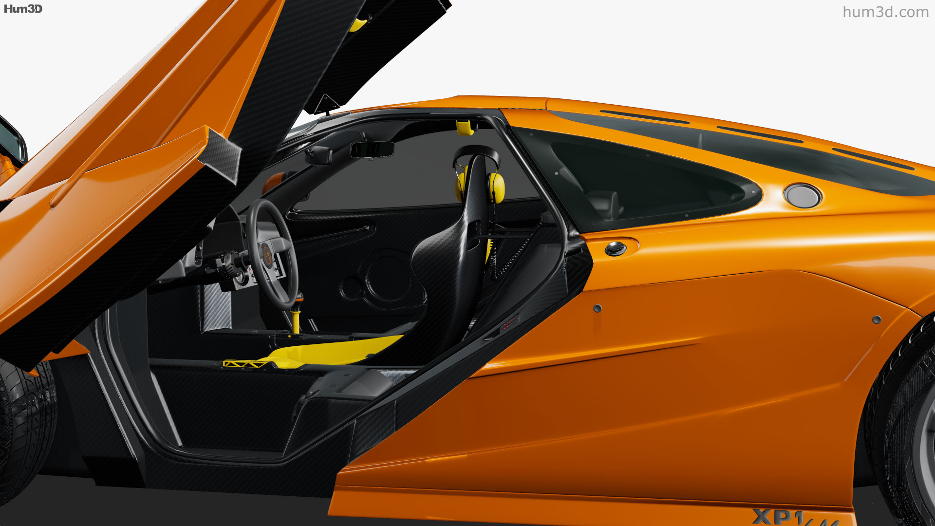 360 view of McLaren F1 LM XP1 with HQ interior 1998 3D model - 3DModels ...