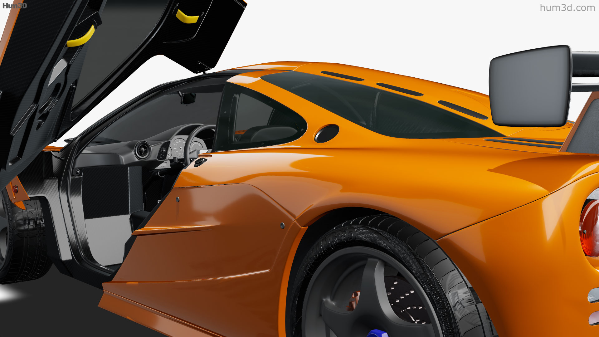 360 view of McLaren F1 LM XP1 with HQ interior 1998 3D model - 3DModels ...