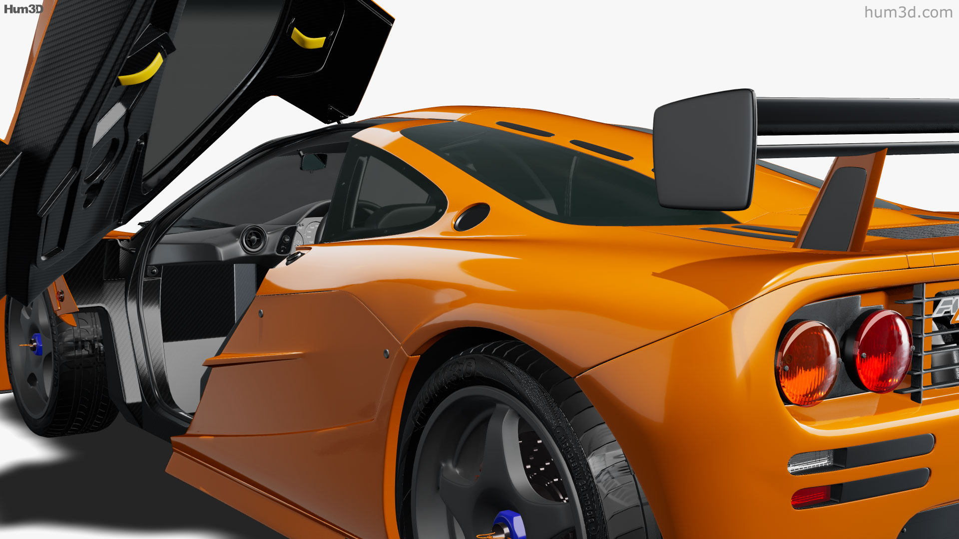 360 view of McLaren F1 LM XP1 with HQ interior 1998 3D model - 3DModels ...