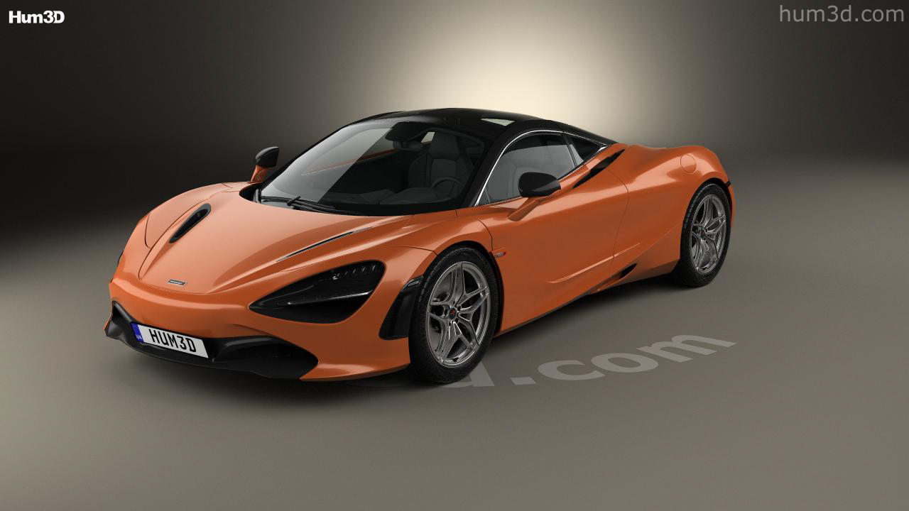 360 view of McLaren 720S 2020 3D model - 3DModels store