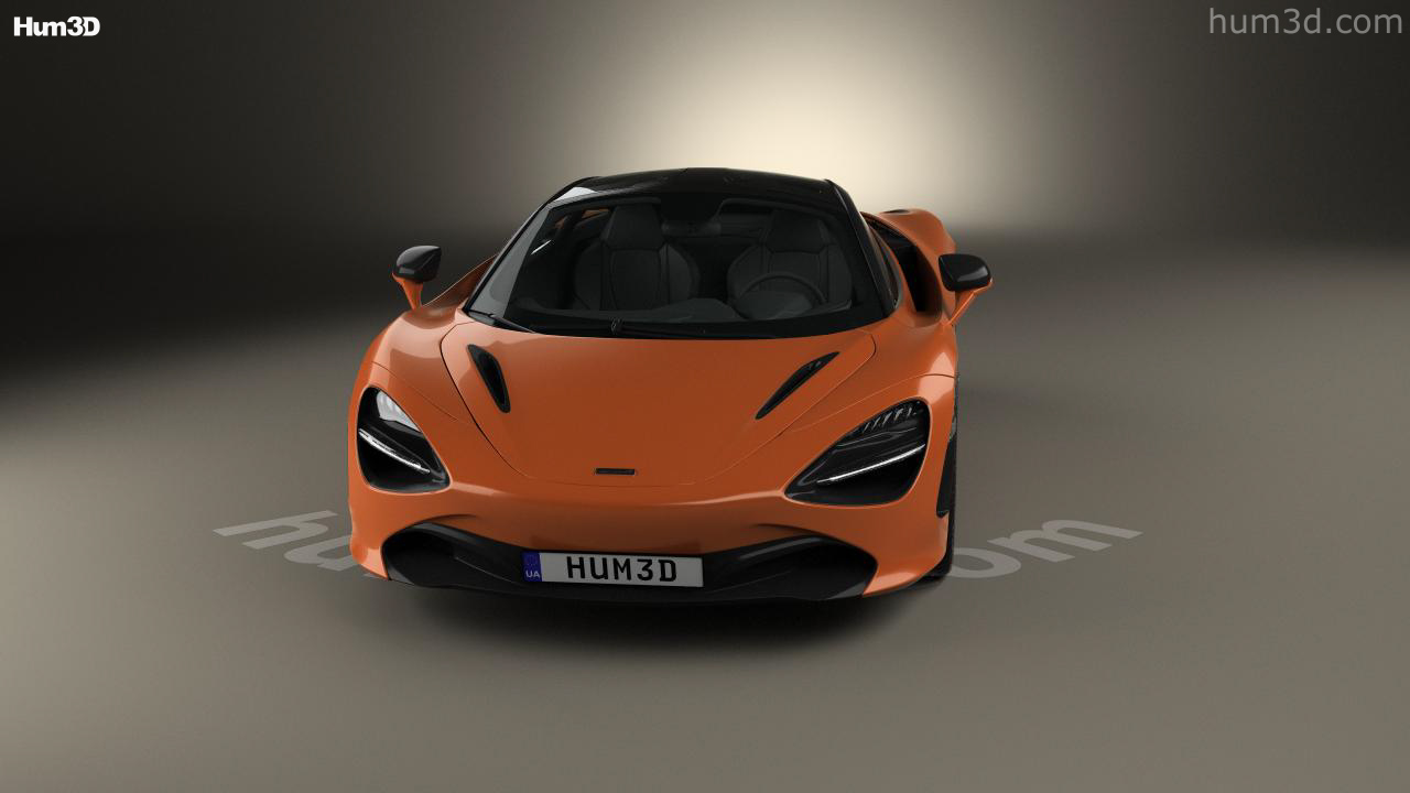 360 view of McLaren 720S 2020 3D model - 3DModels store