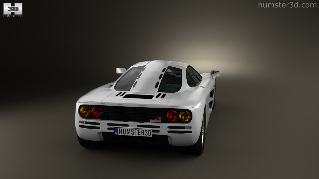 360 view of McLaren F1 1998 3D model - 3DModels store