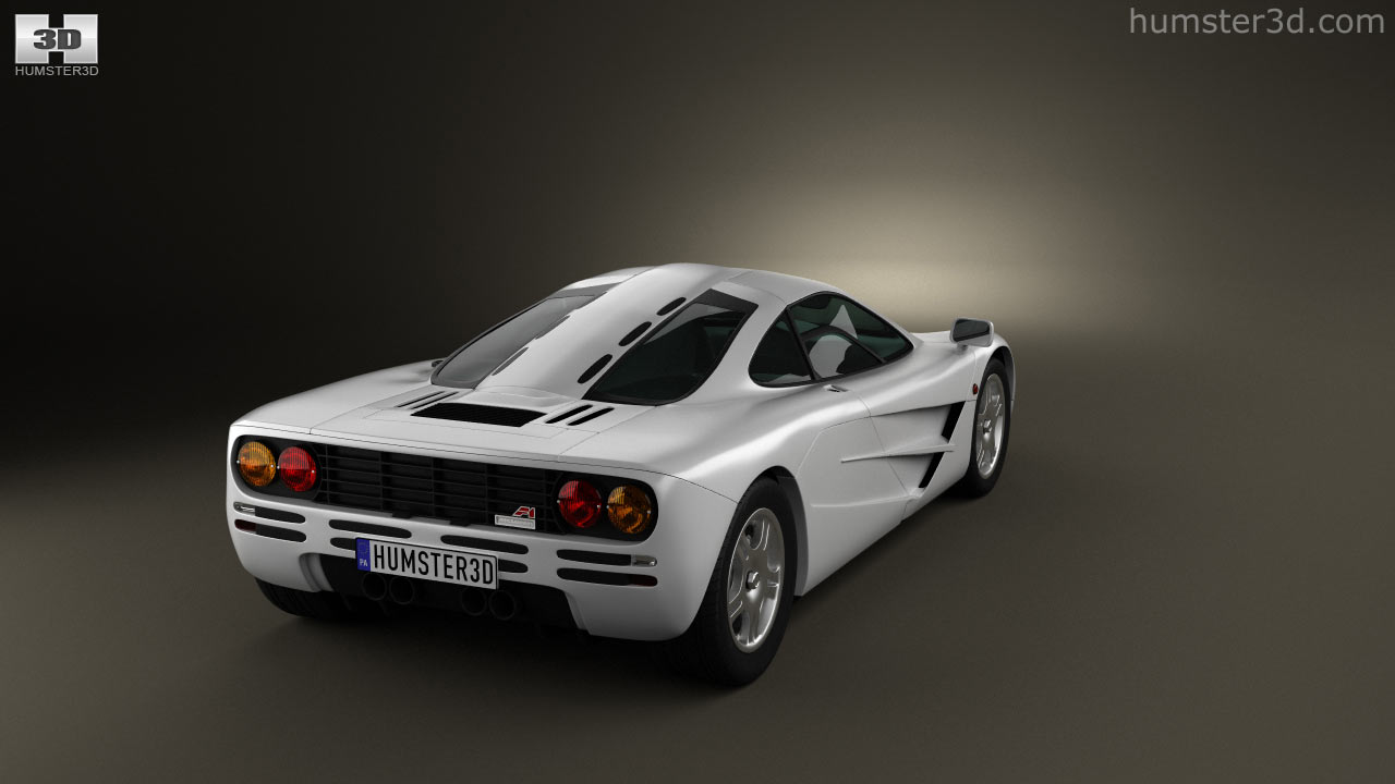 360 view of McLaren F1 1998 3D model - 3DModels store