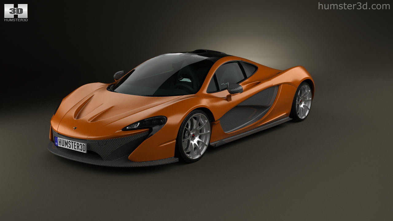 360 view of McLaren P1 2016 3D model - 3DModels store